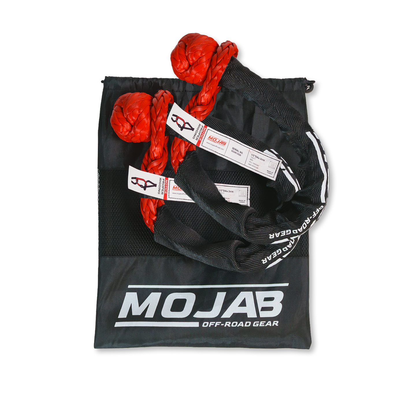 Soft Shackle 1/2'' x 22'' with sleeve and bag – MOJAB OFFROAD