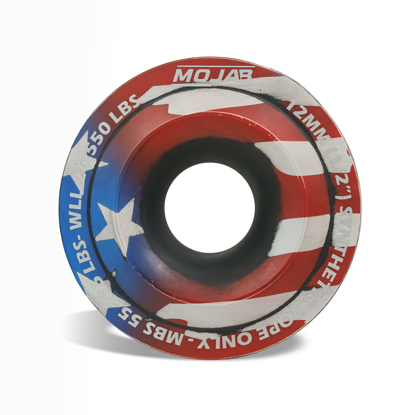 American Flag XL Snatch ring (diameter 4.7'') – MOJAB OFFROAD